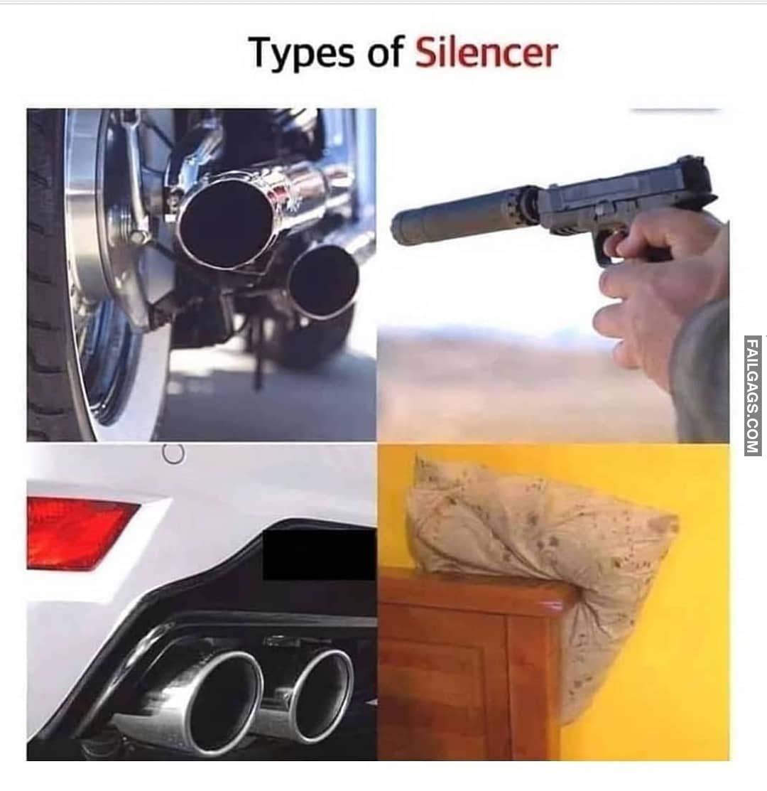 Types of Silencer funny memes | Scrolller