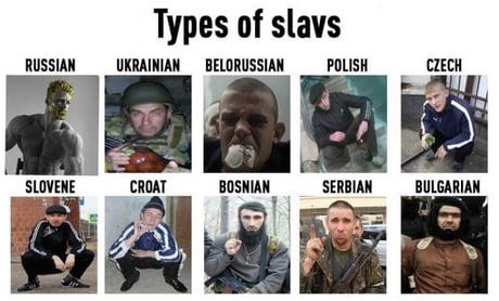 Types of Slavs | Scrolller