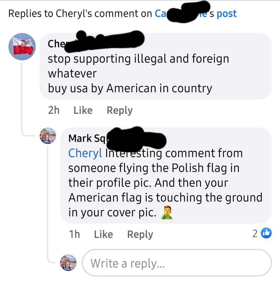 Typical hypocrisy. When I called her out, she called me names and then deleted her post. | Scrolller