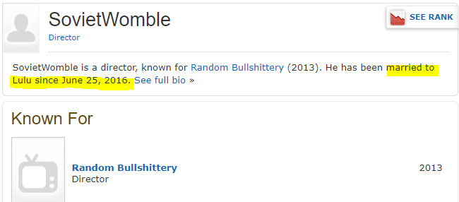Uhhhh... Womble has some explaining to do ... ( ͡° ͜ʖ ͡°) | Scrolller