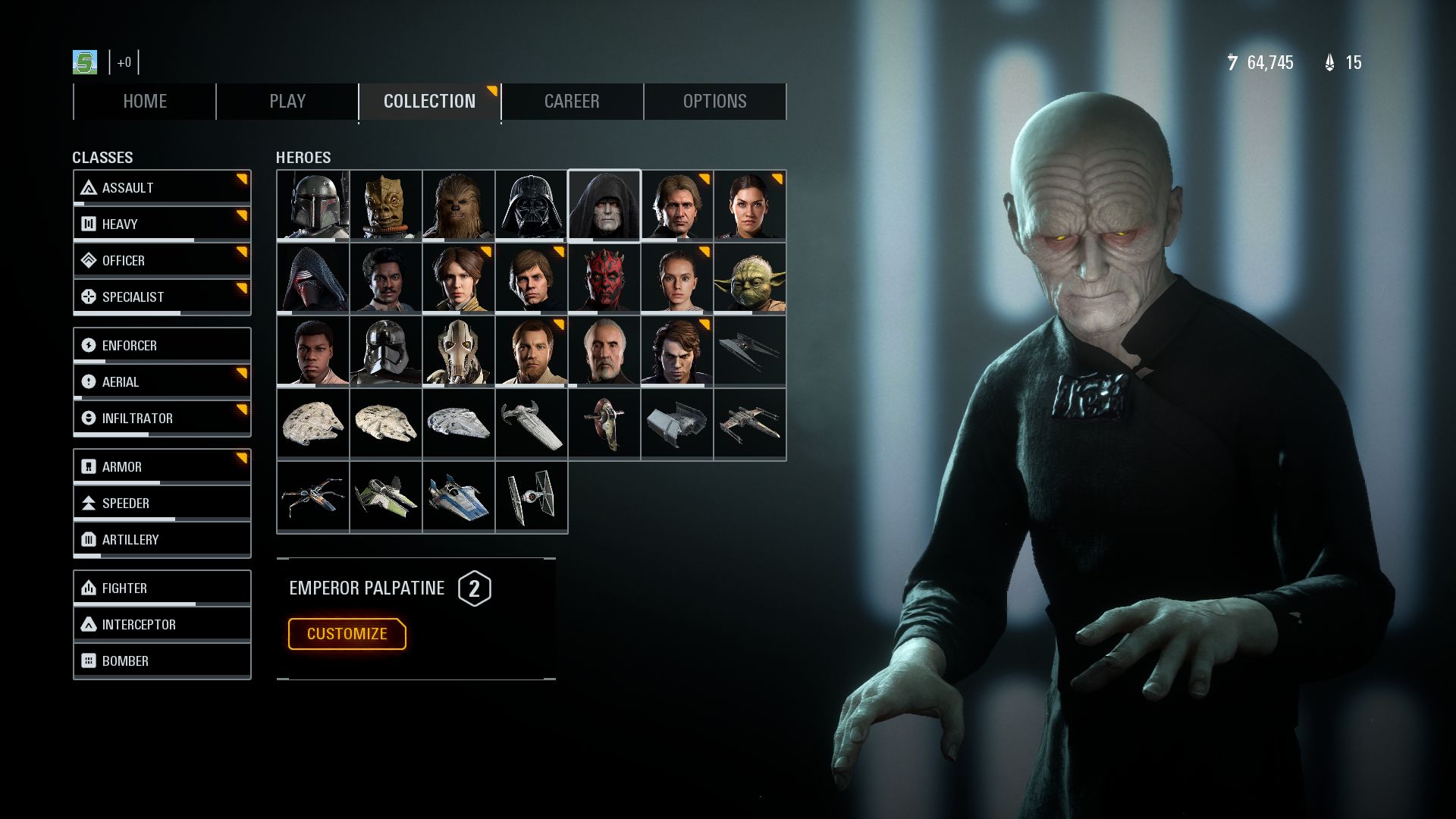 Um.... Are you okay Palpatine? | Scrolller