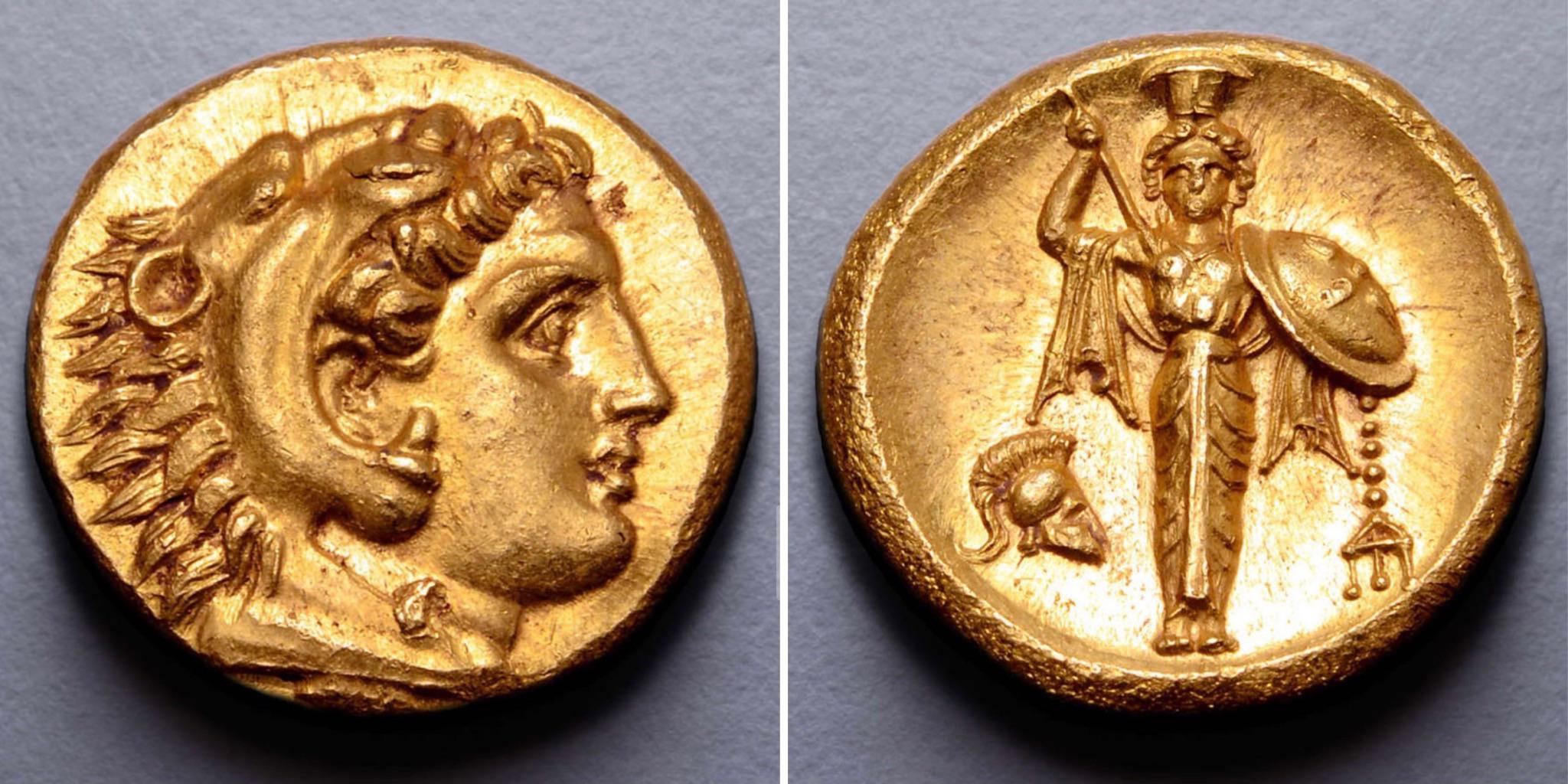 Discover more like Interestingasfuck: Uncirculated gold coin from Ancient Greece, 340-335 BC ...