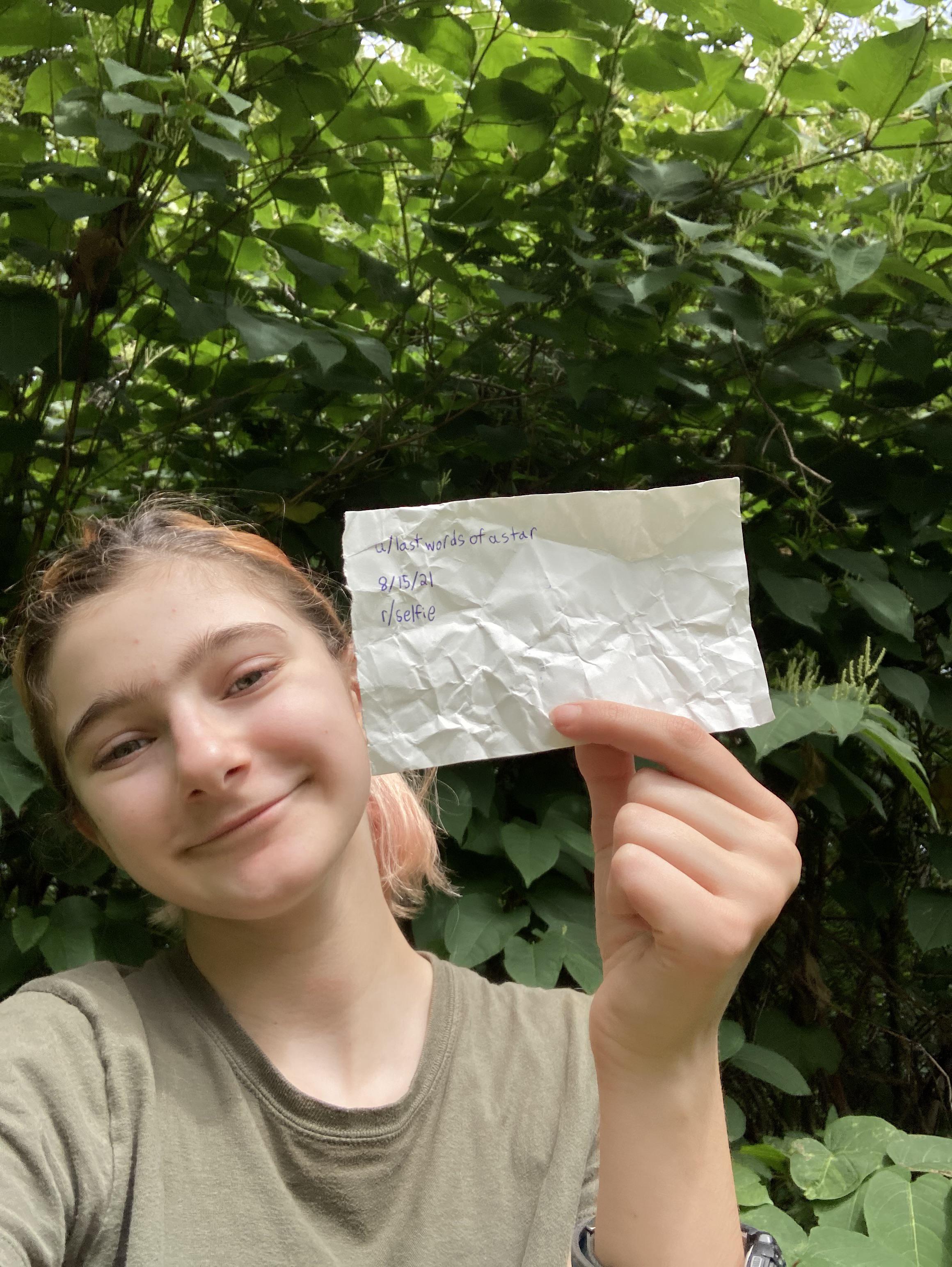 [under 18] Verification pic! (Ignore how bad I look rn lol) | Scrolller