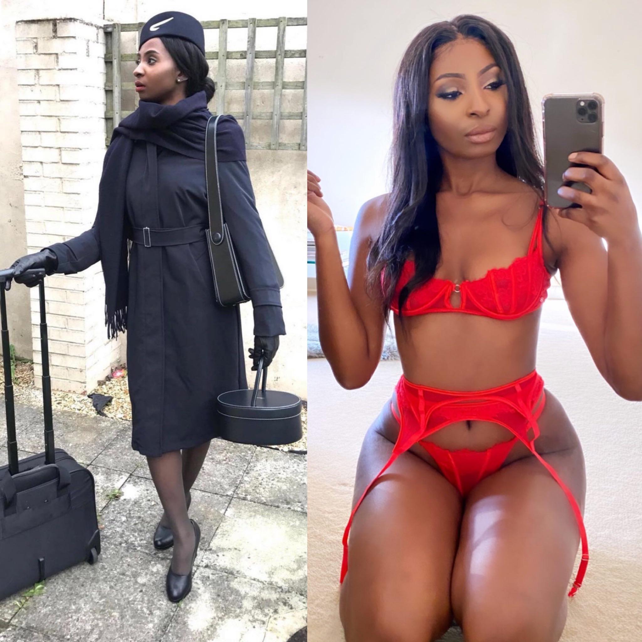 Under her uniform | Scrolller