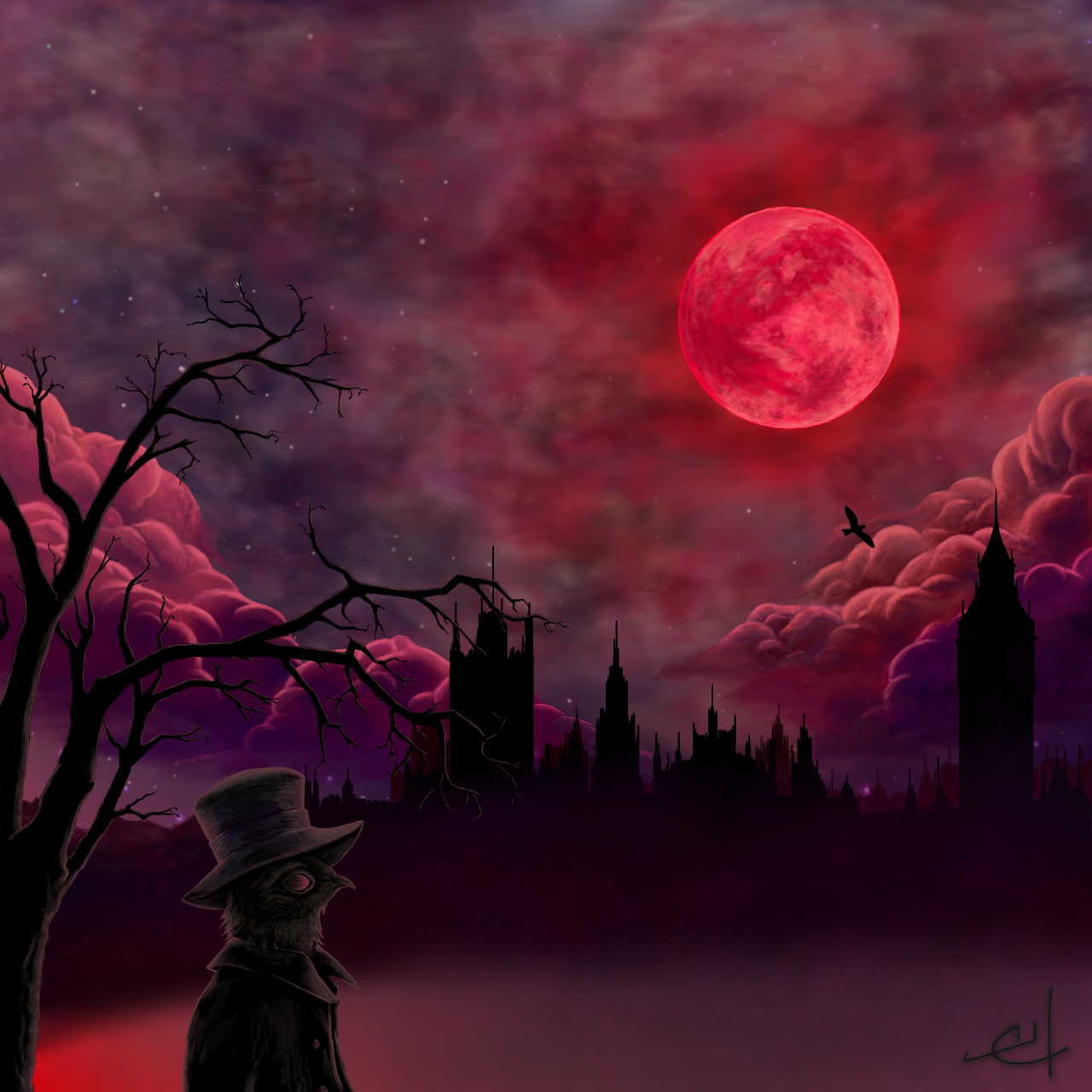 Under the Crimson Moon: The Nighthawk | Scrolller