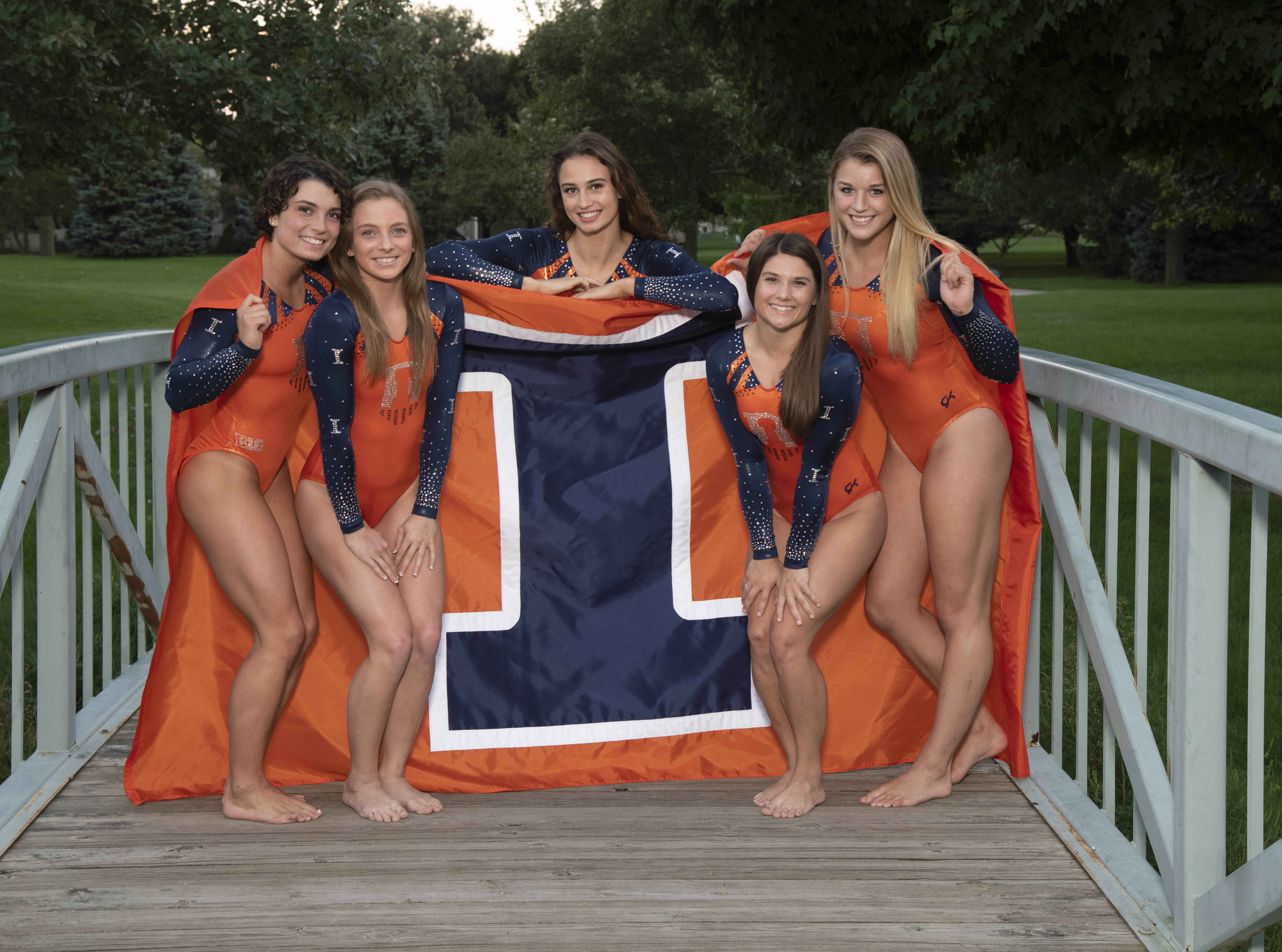 University of Illinois artistic gymnast girls | Scrolller