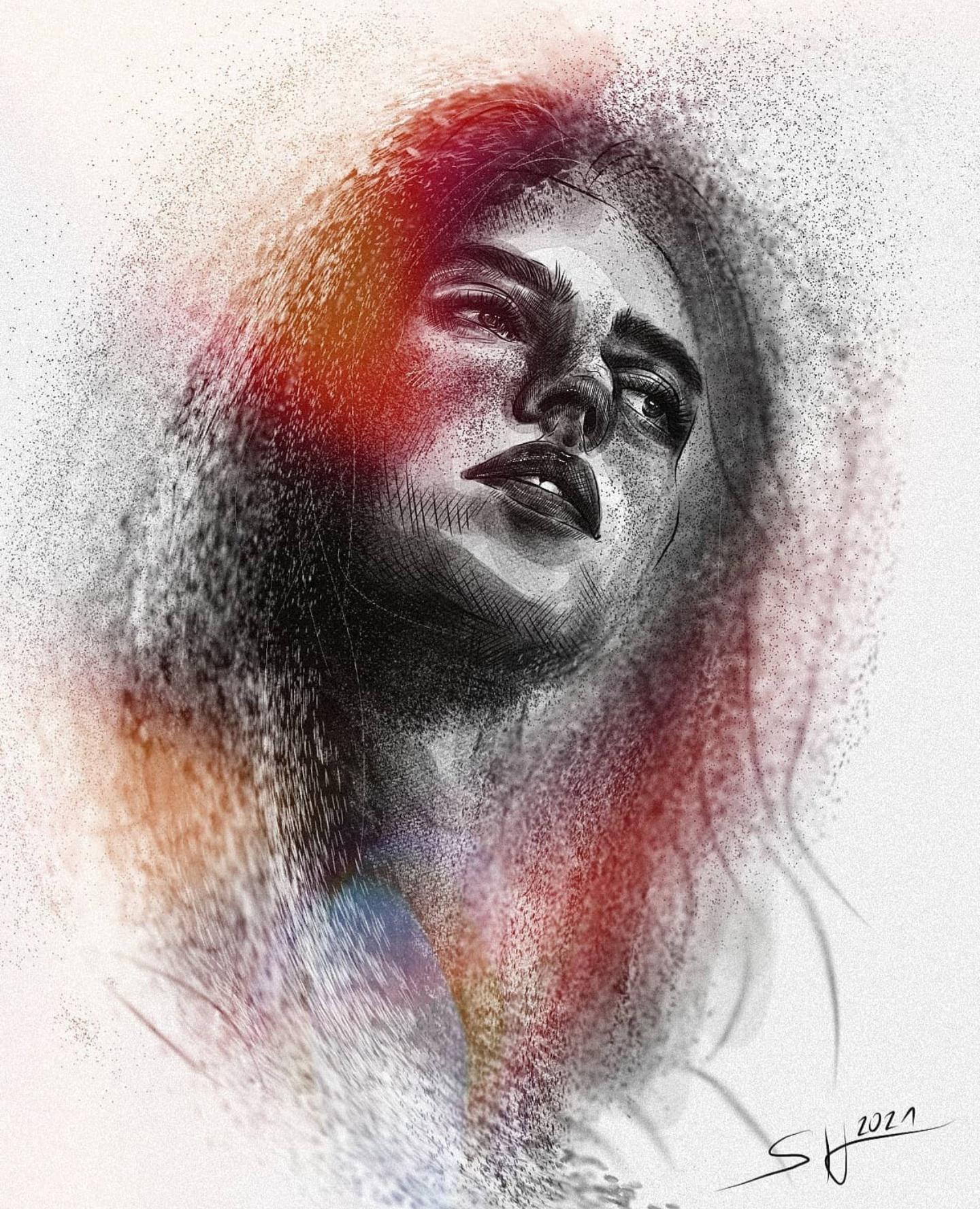 Untitled, Me, digital, 2021 | Scrolller