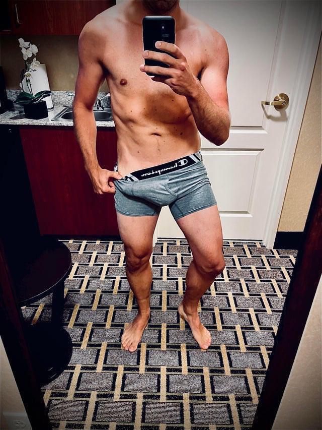 Up late, in a hotel room, hard and wanting to show off…. PMs open btw… | Scrolller