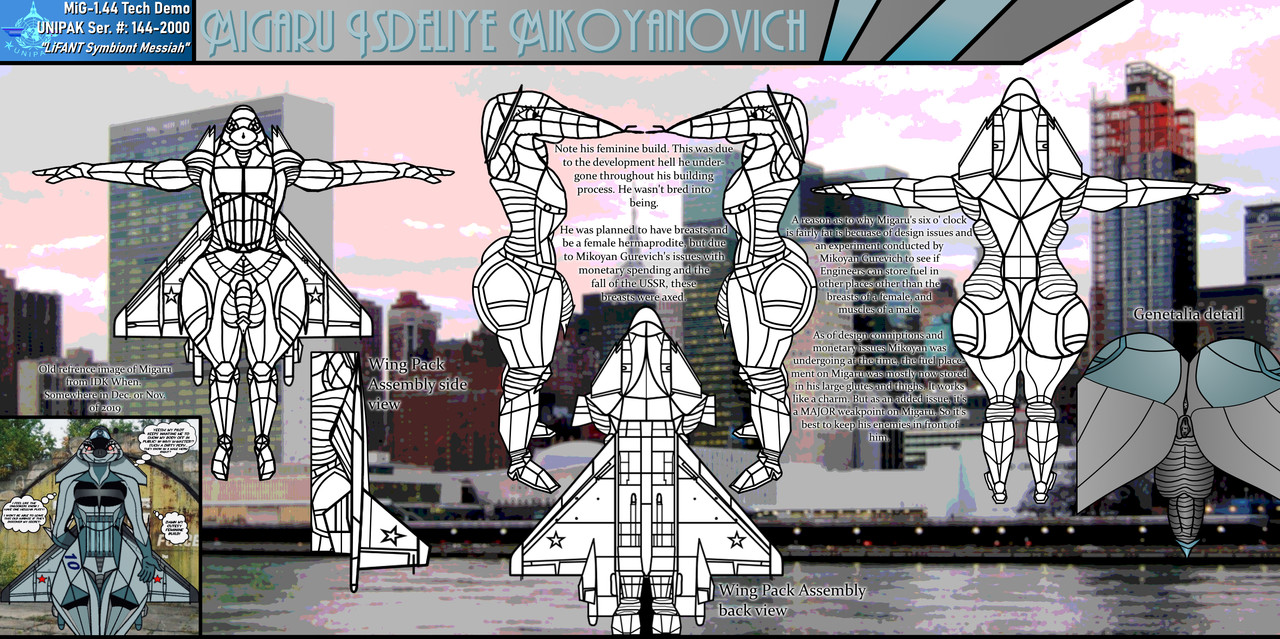 Upcoming work: Migaru Mikoyanovich Refsheet | Scrolller