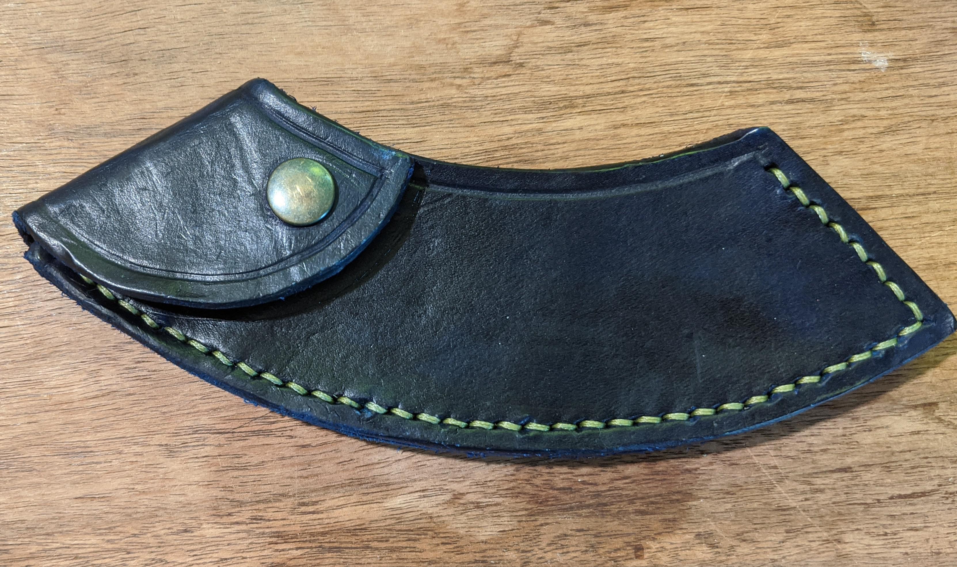 Update: First leather project, ulu sheath, questions | Scrolller