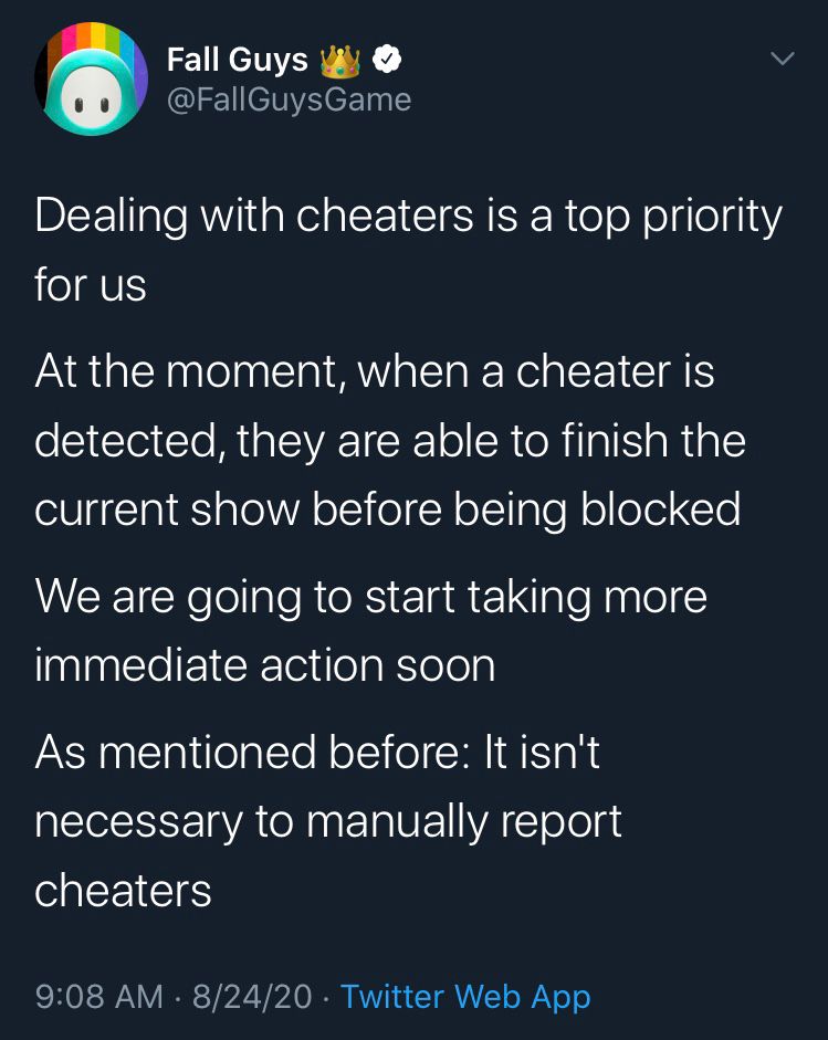 Update on cheaters | Scrolller