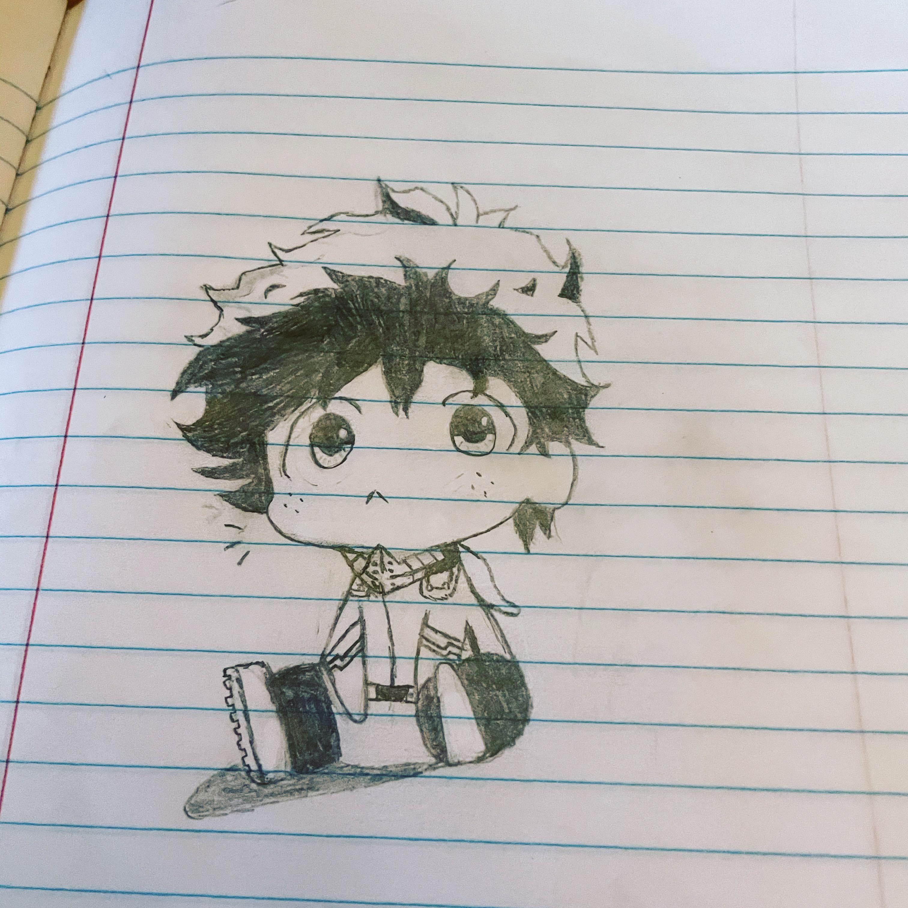 Update on cute Deku I gave him his suit | Scrolller
