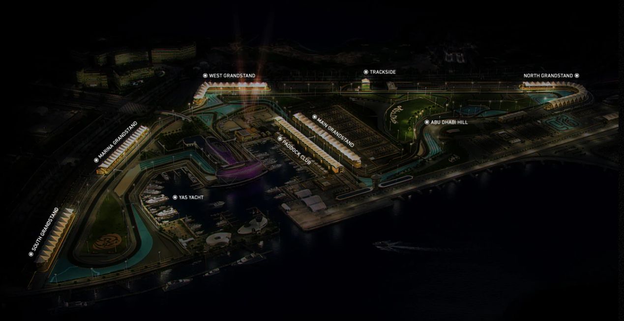 Updated Yas Marina Circuit (From Official Website) | Scrolller
