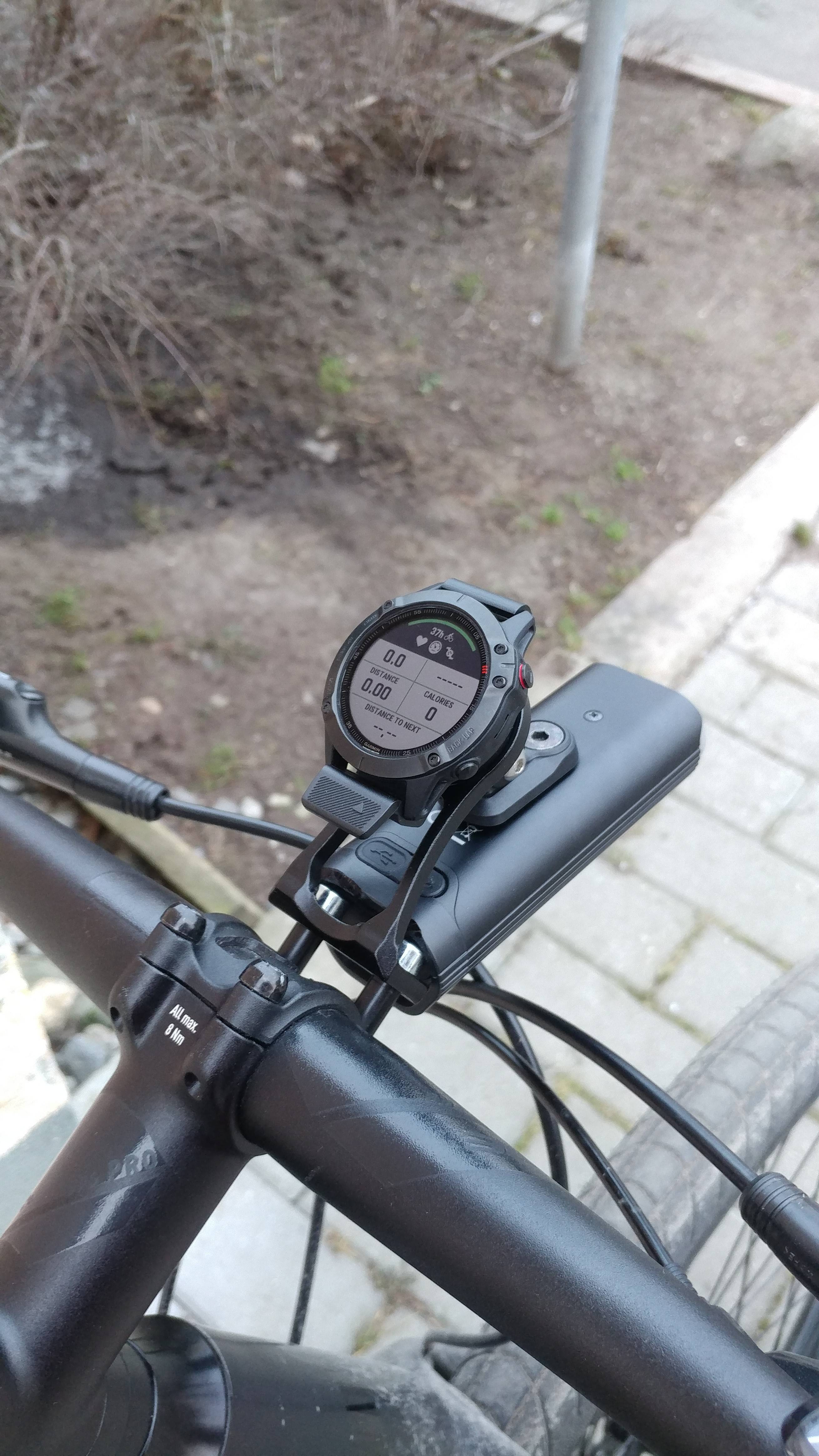 Upgraded my commuter bike with Fenix 6 pro, stem mount and lights! | Scrolller