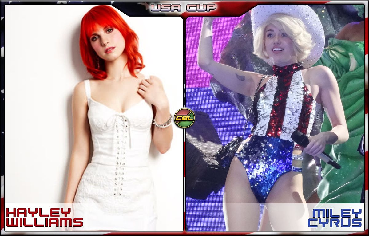 [USA Cup] Hayley Williams v Miley Cyrus | Scrolller