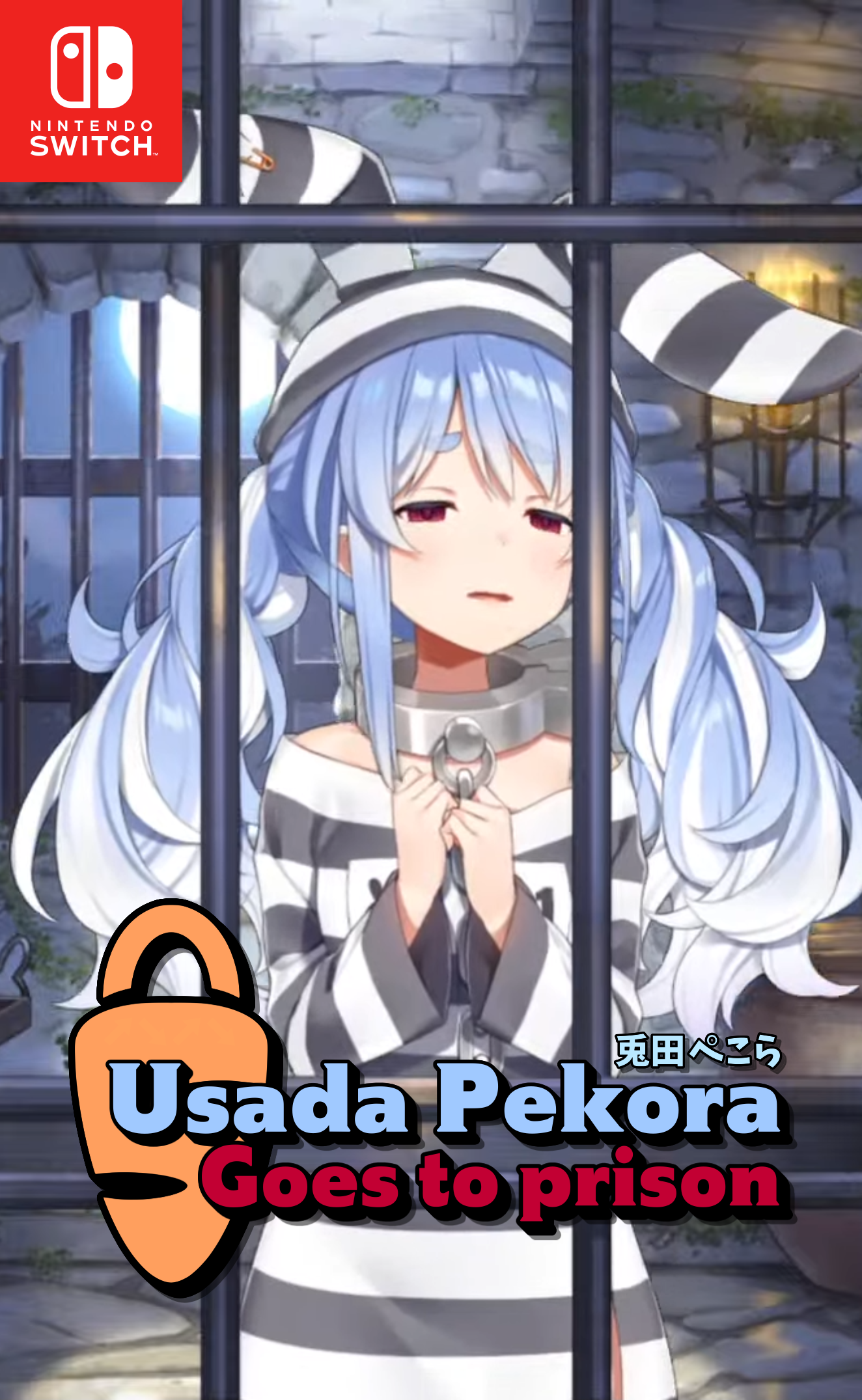 usada pekora goes to prison now on nintendo switch | Scrolller