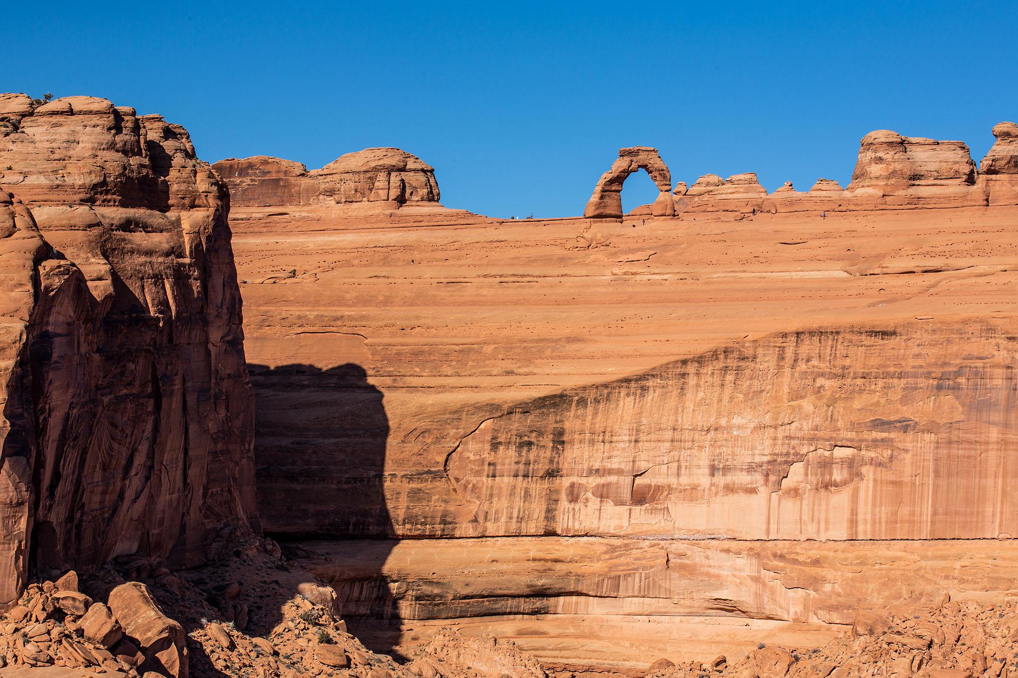 Utah's Delicate Arch from the other side and down the mountain | Scrolller