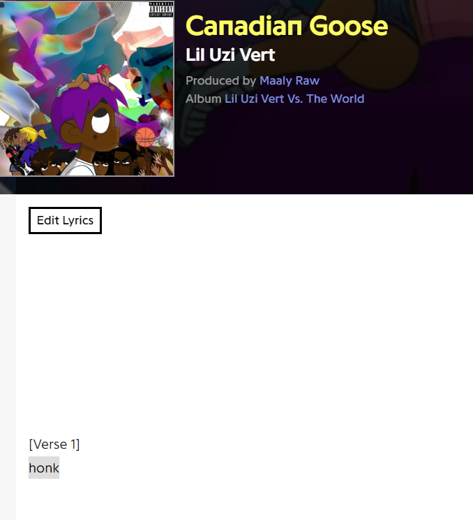 Uzi is a goose | Scrolller