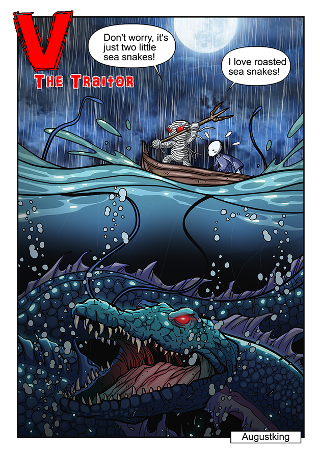 V - The Traitor - One Page Comics-6 | Scrolller
