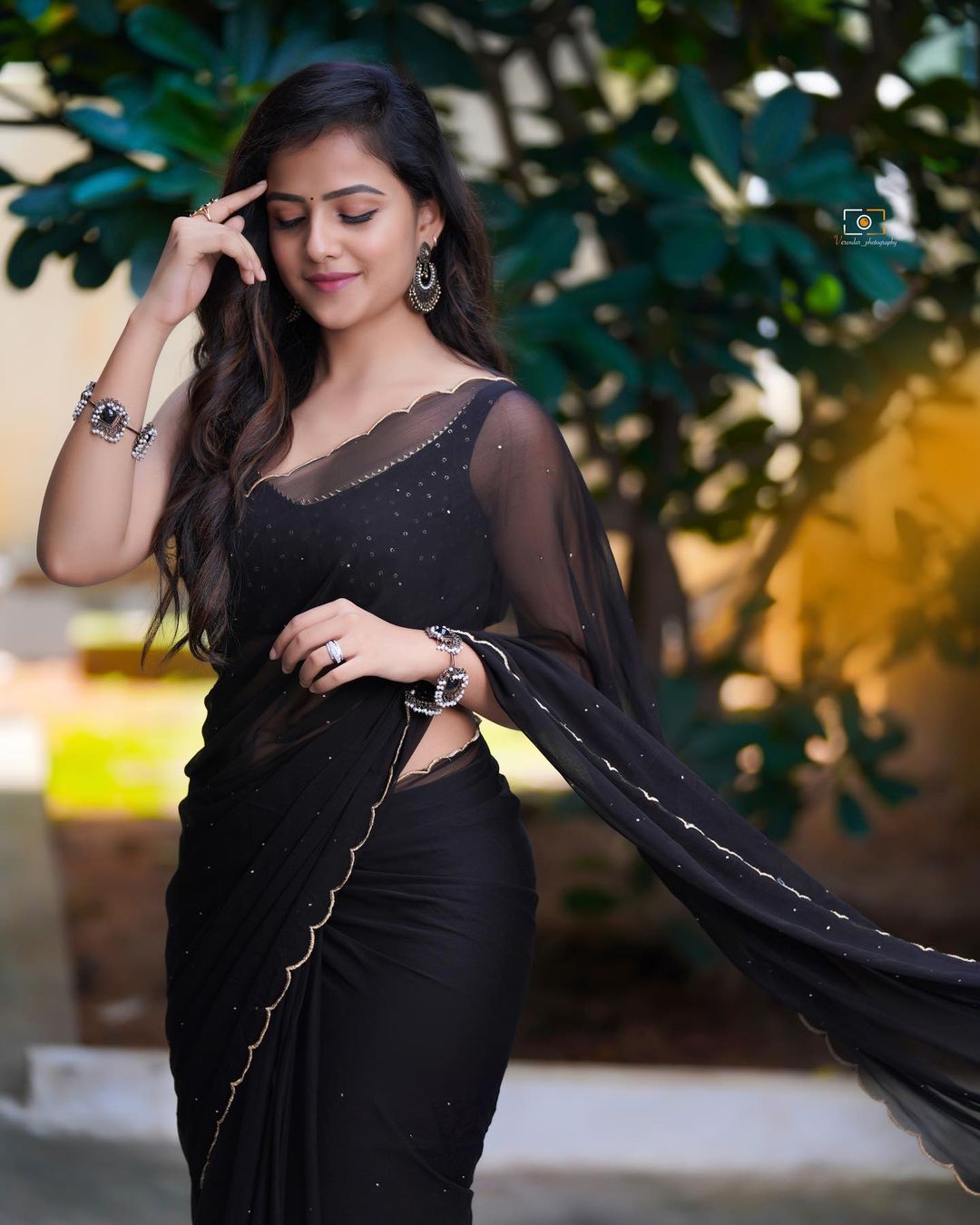 Vaishnavi Chaitanya In Transparent Saree Scrolller