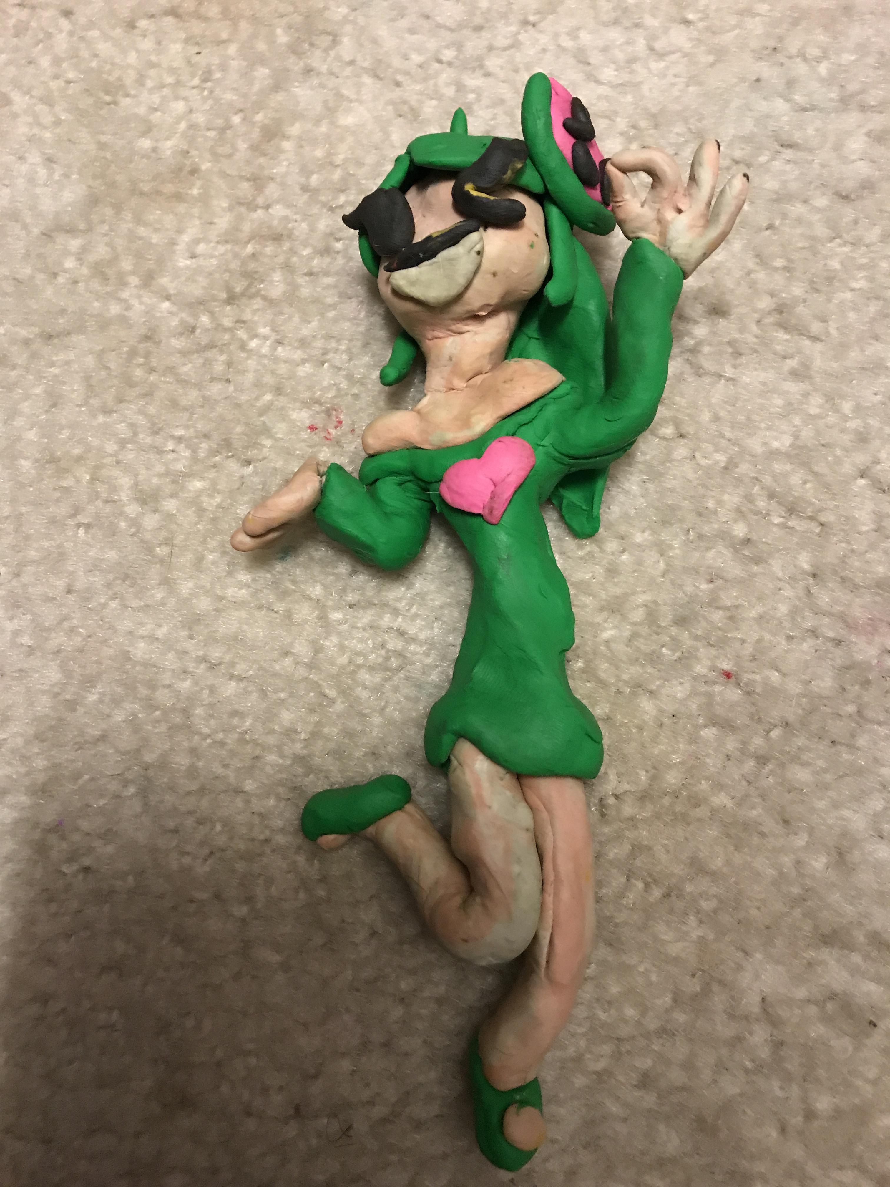 Vannamelon out of clay 🍉 | Scrolller