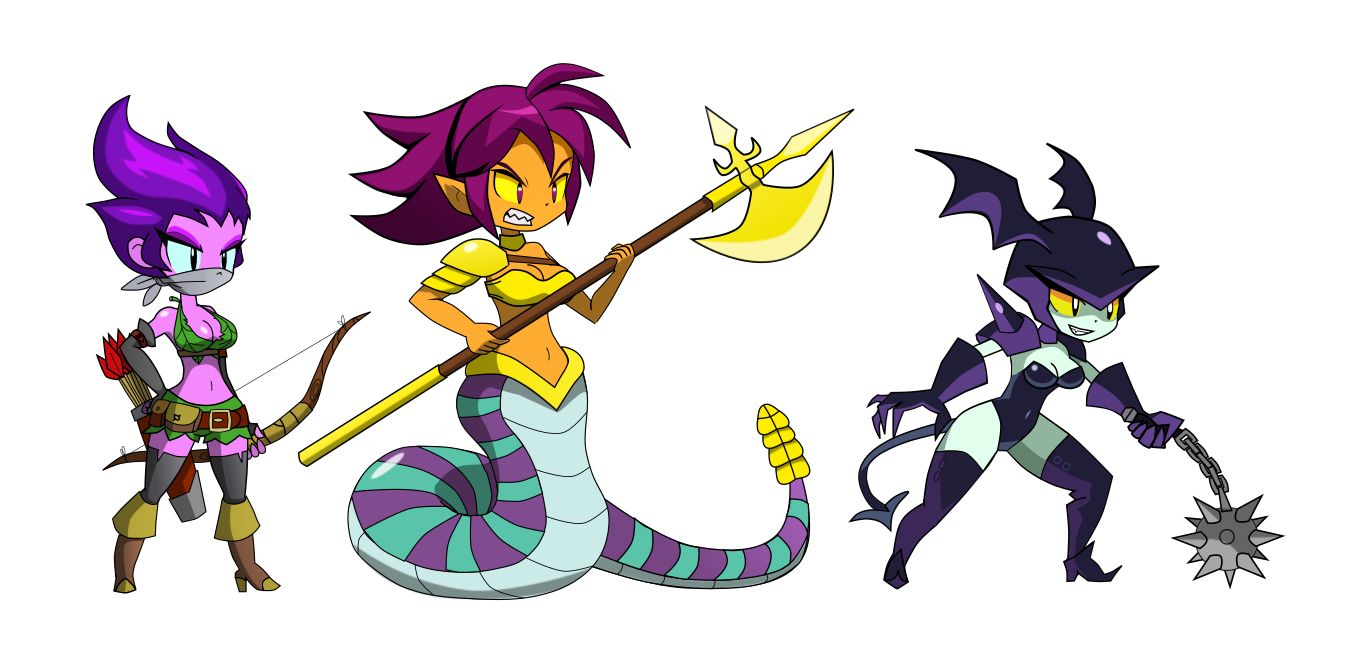 Vector Art of Monster Gals | Scrolller