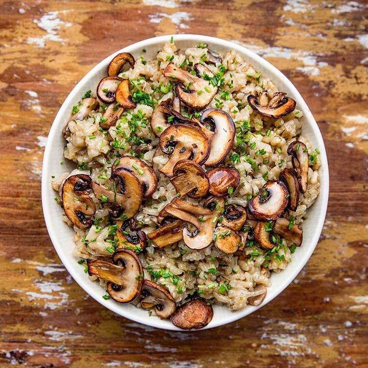 Vegan Mushroom Risotto | Scrolller