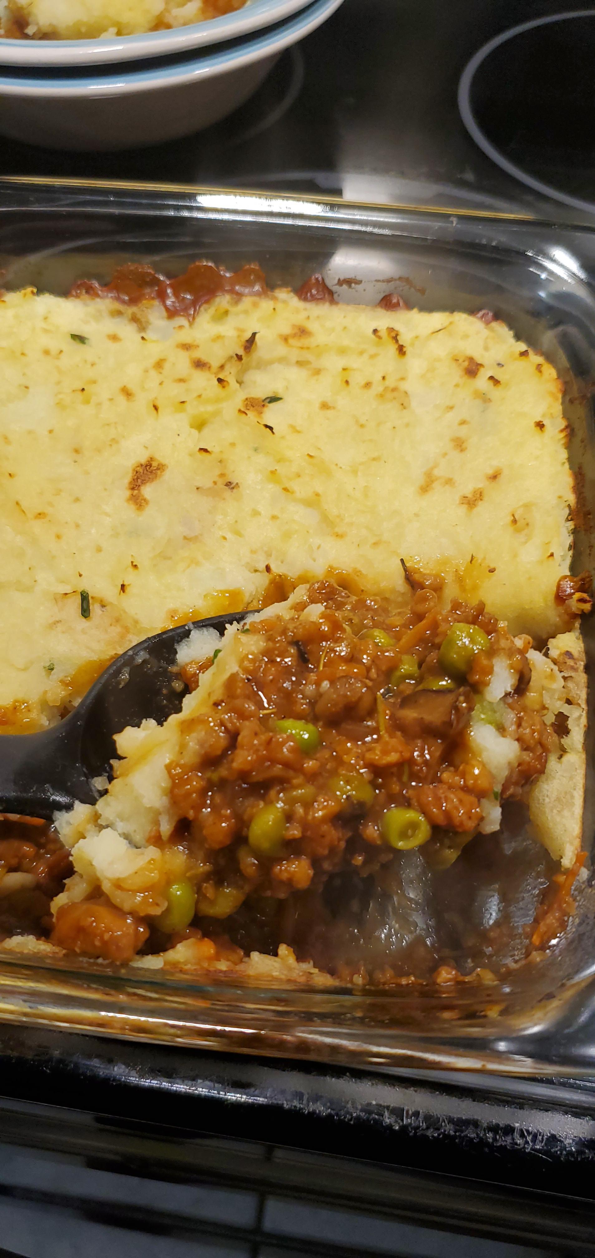 Vegan style shepherd's pie for St Patrick's day ☘ | Scrolller
