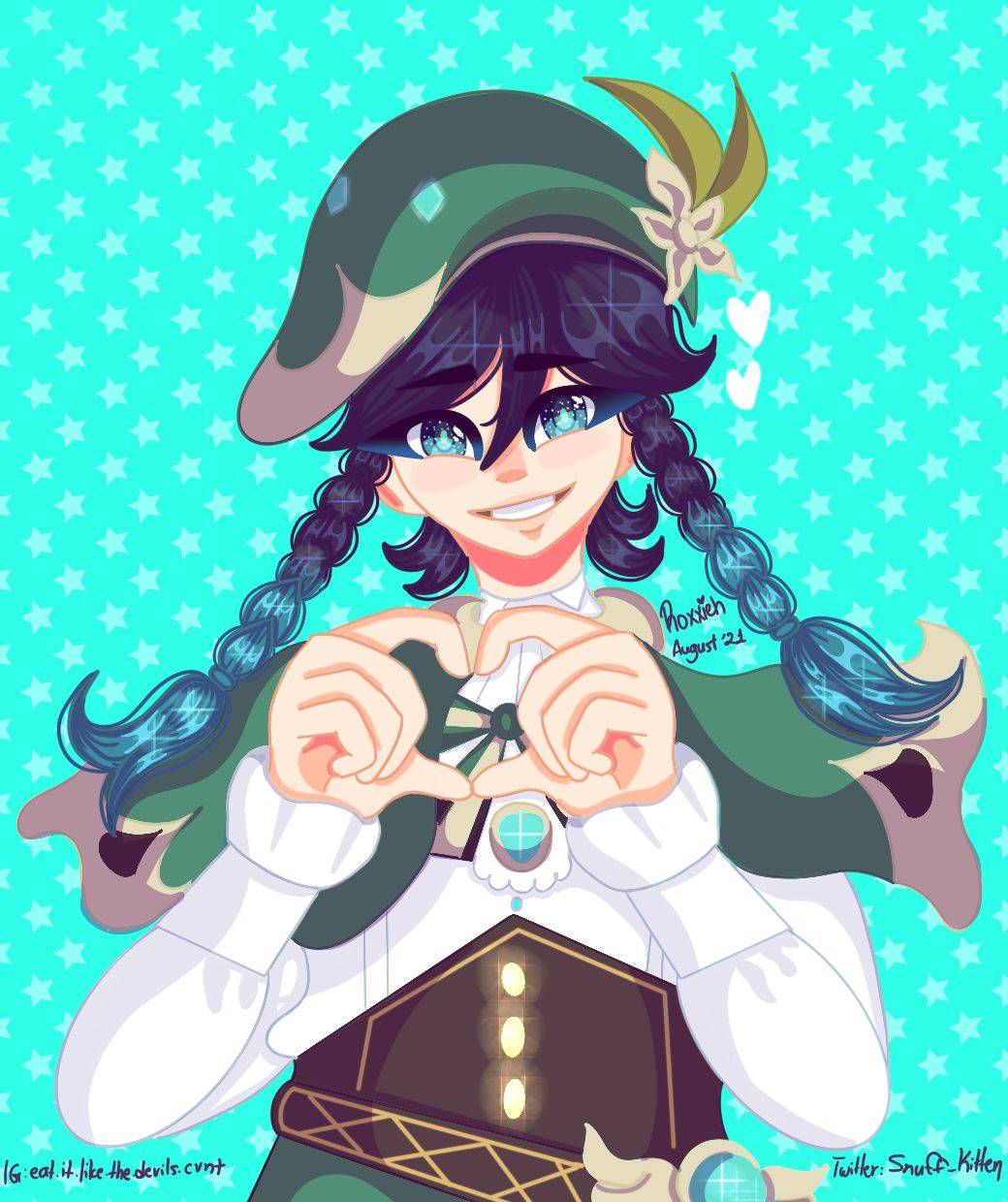 Venti Fanart I drew the other day! | Scrolller