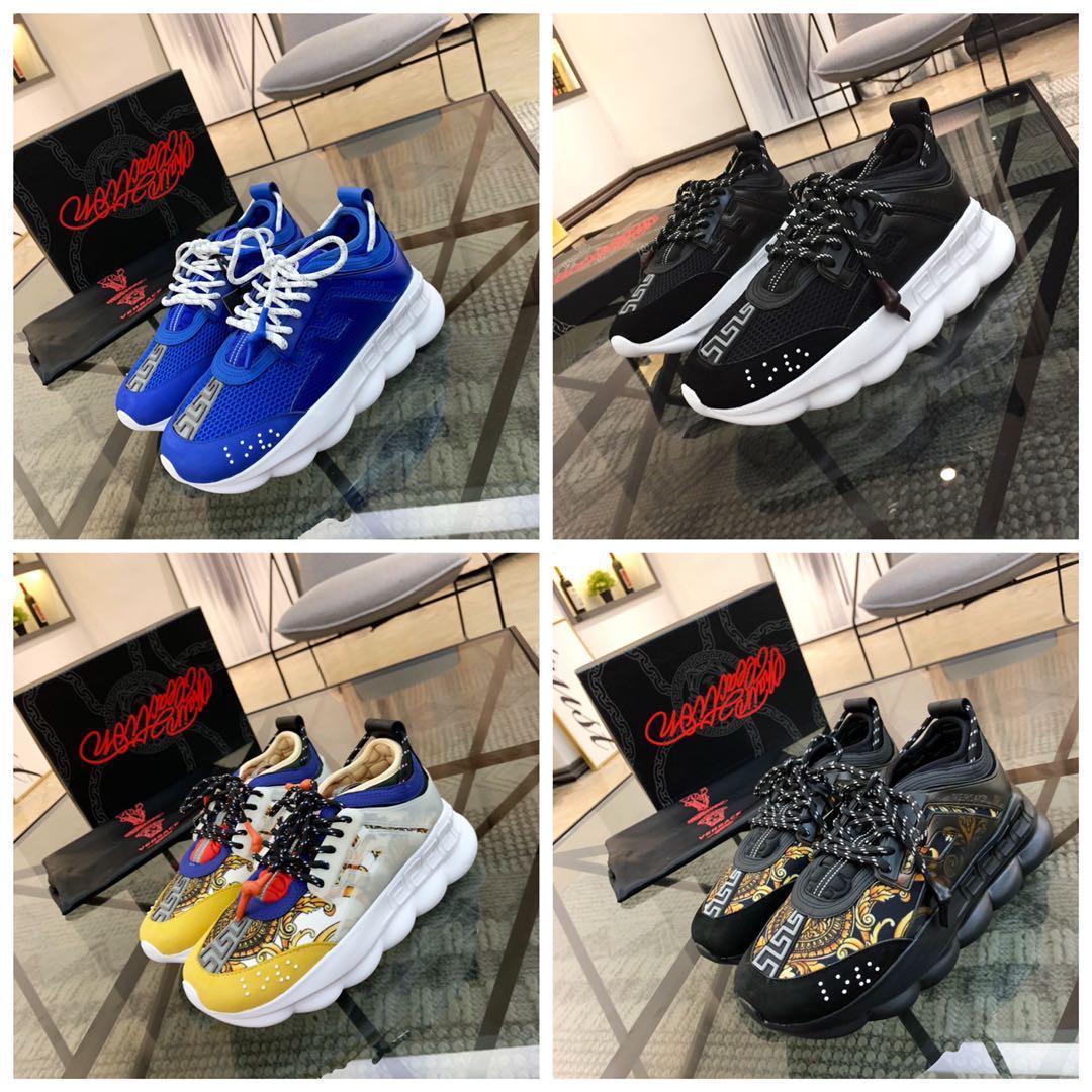 Versace Chain Reaction Trainers | Scrolller