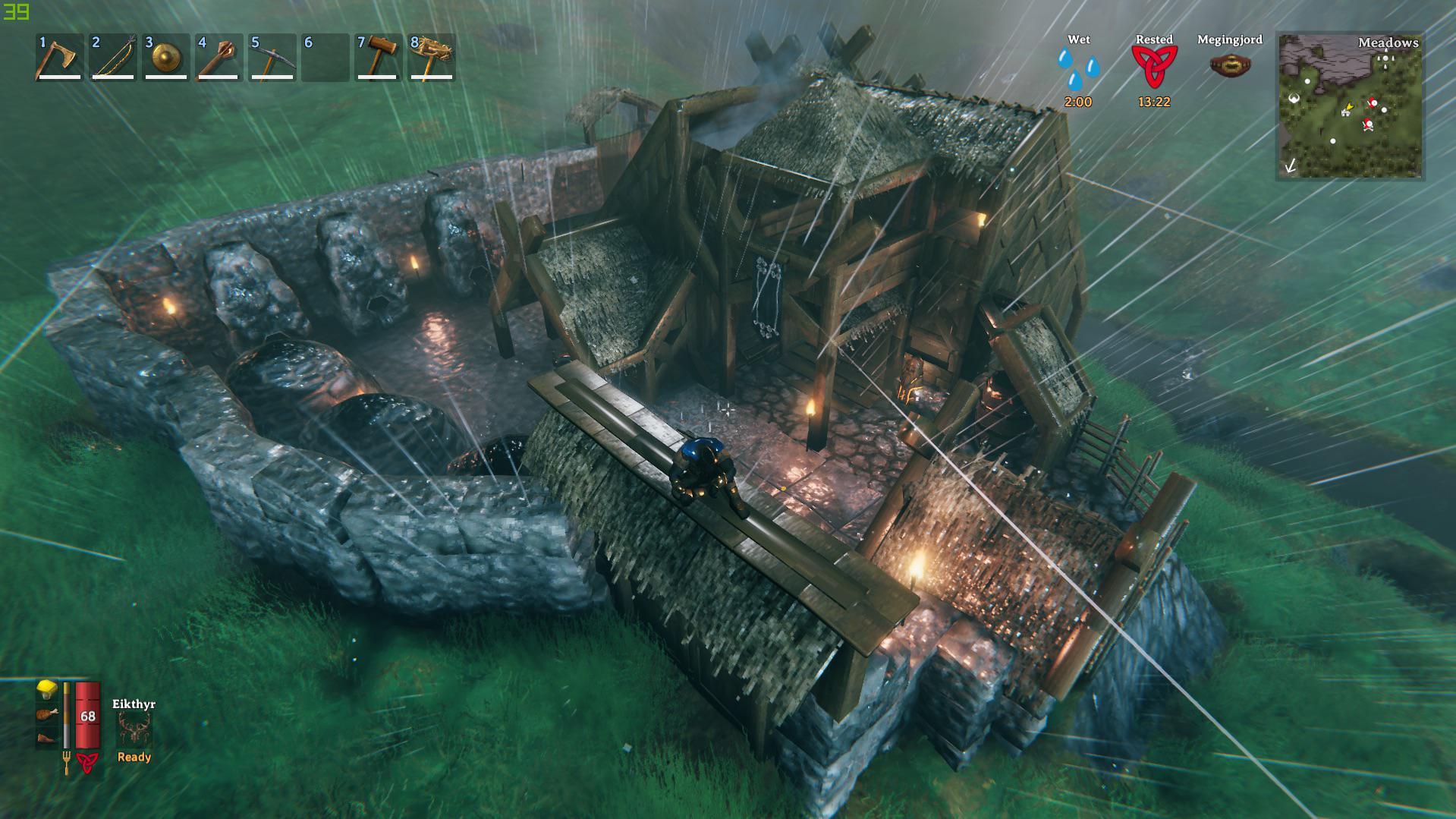 Very happy with how my base is coming along! I love building structures into hillsides. | Scrolller