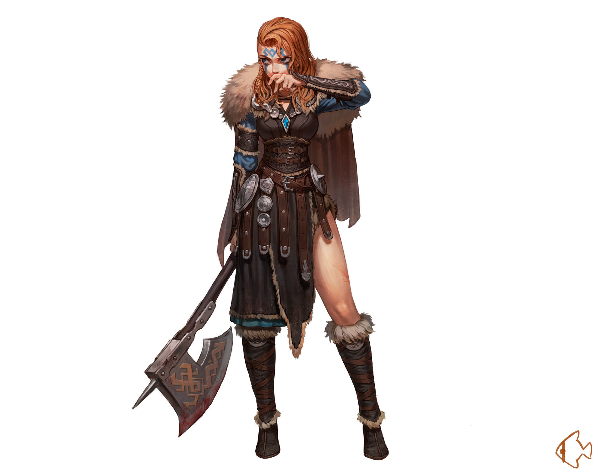 Viking Warrior by Kim Sunhong | Scrolller