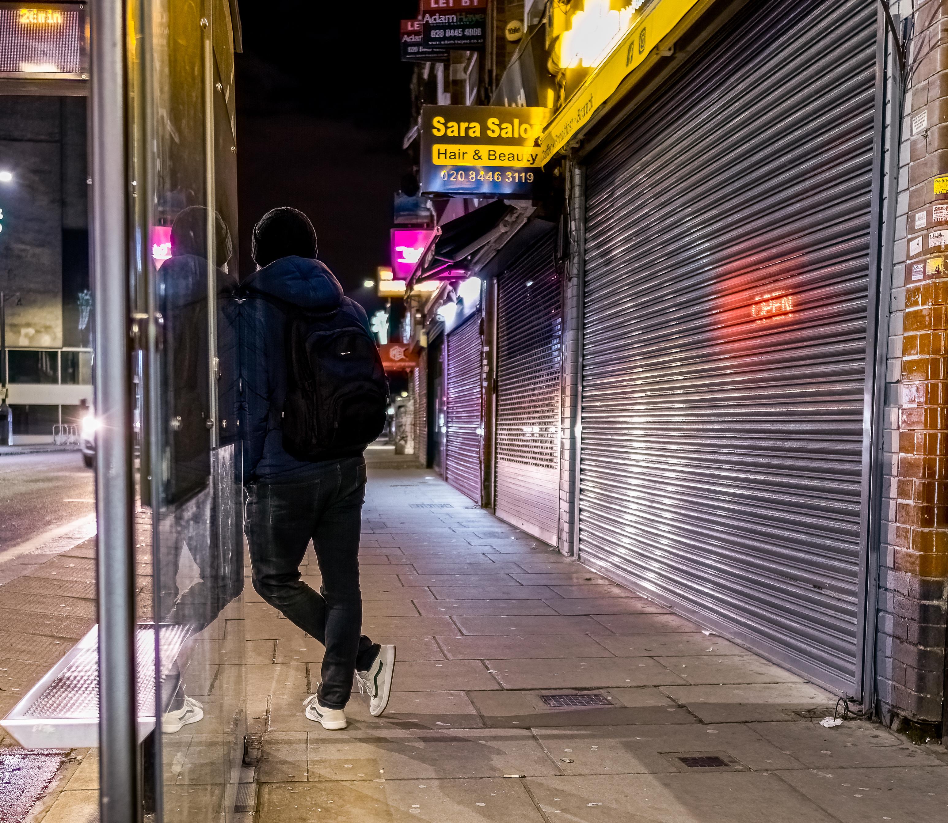 Waiting for the night bus | Scrolller