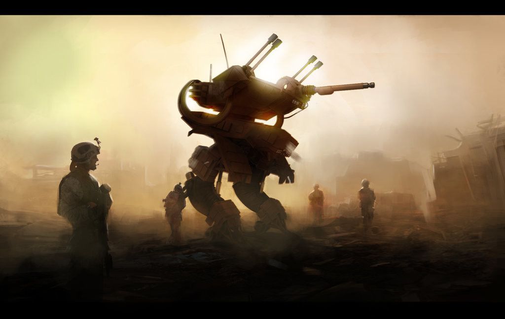 War Mech by Pierre Raveneau | Scrolller