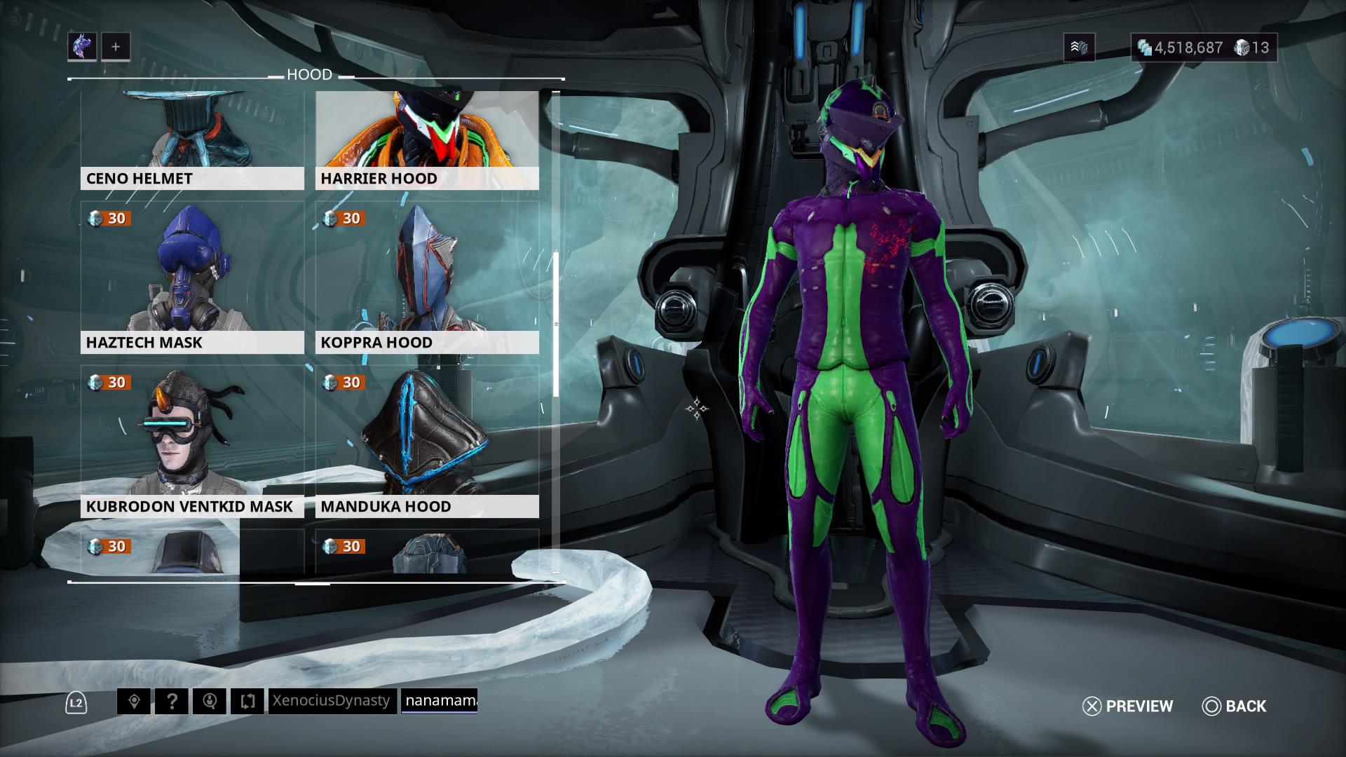 WARFRAME EVA UNIT 01 | Scrolller