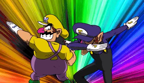 Wario and Waluigi, animated [Mario] | Scrolller