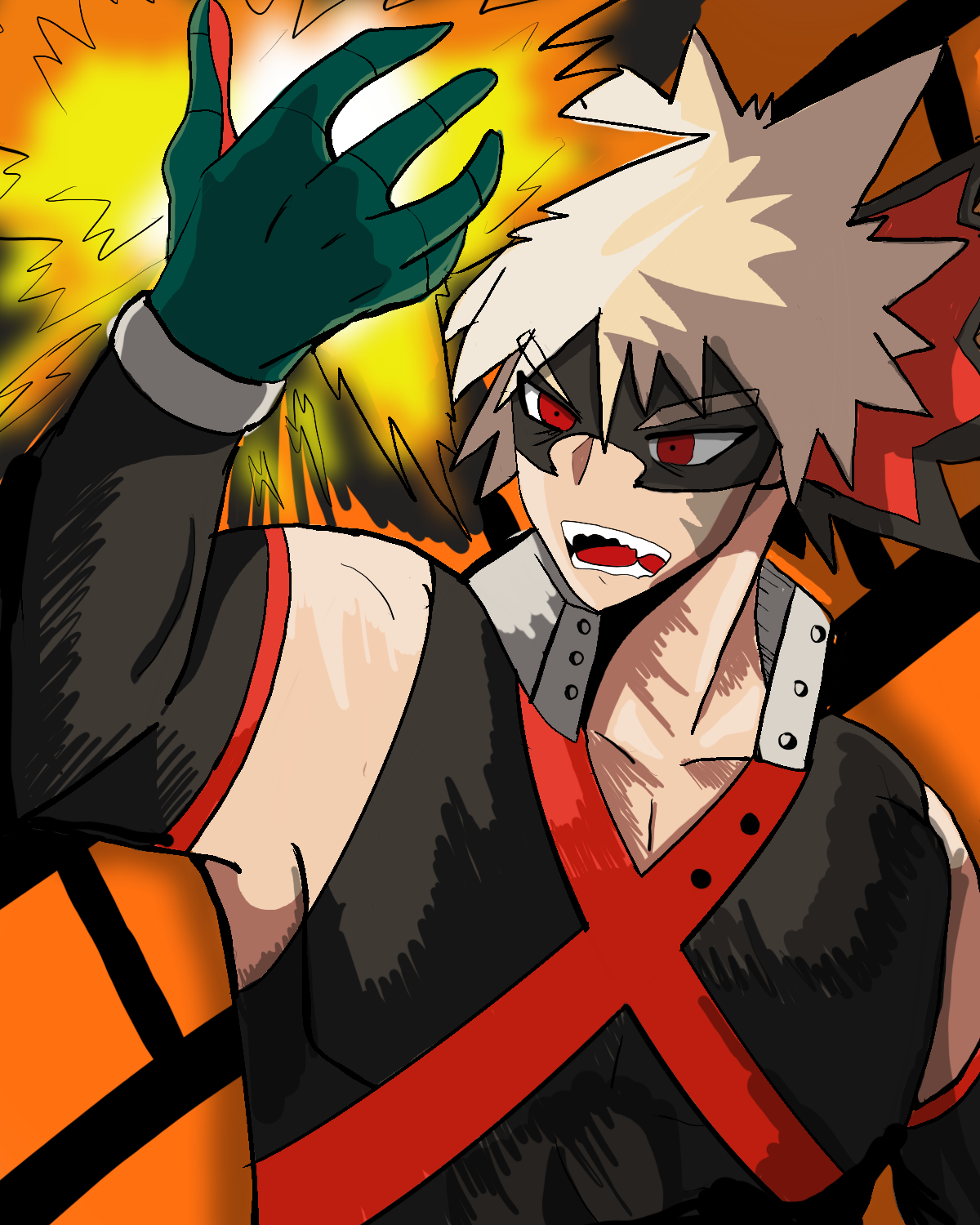 Was Bored. Sketched up a rough Bakugou... | Scrolller