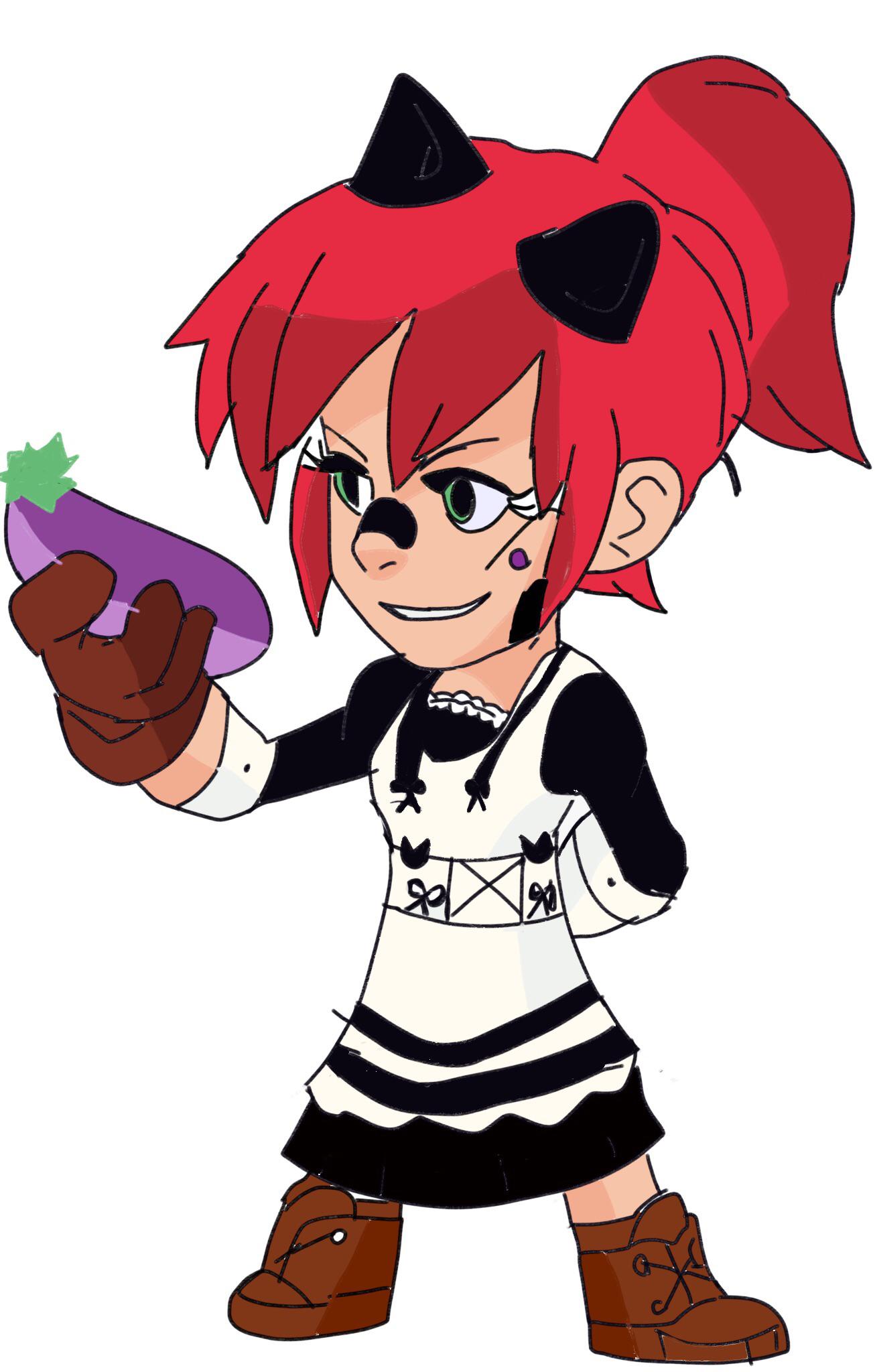 Was bored, so i drew catgirl scarlet | Scrolller