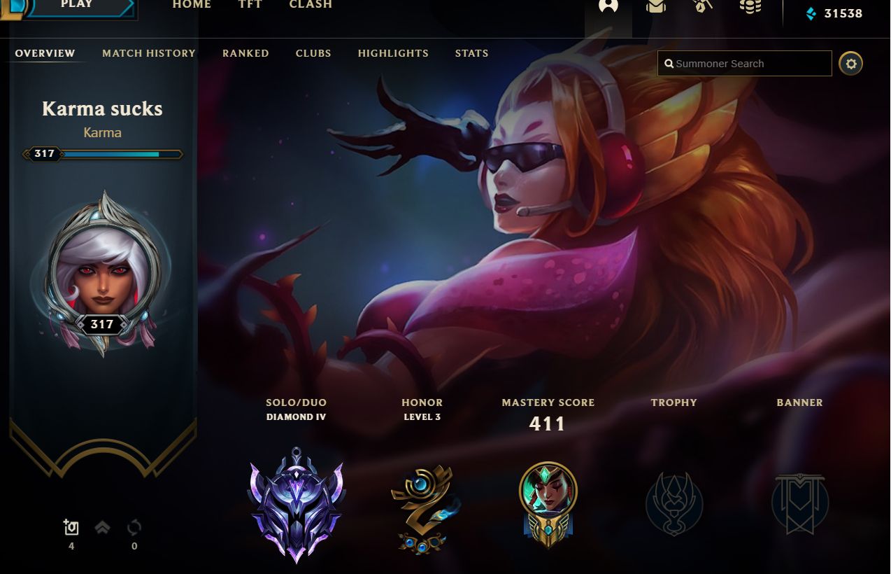 Was maining a trash garbage champion for a long time. I said screw it, Ill just focus on Zyra ...