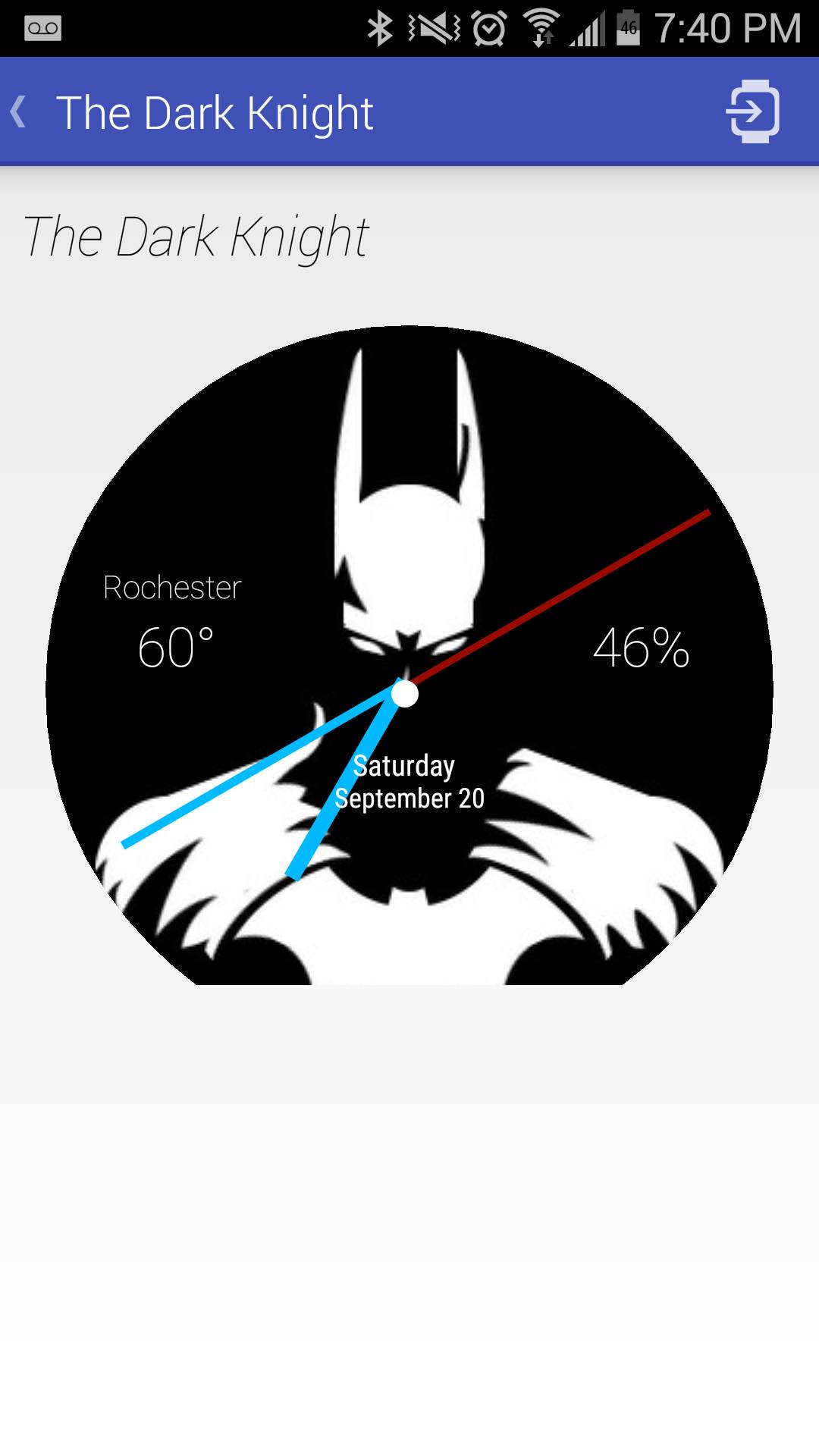 [Watch Face] Batman Watchface Made in Facer - My first! | Scrolller