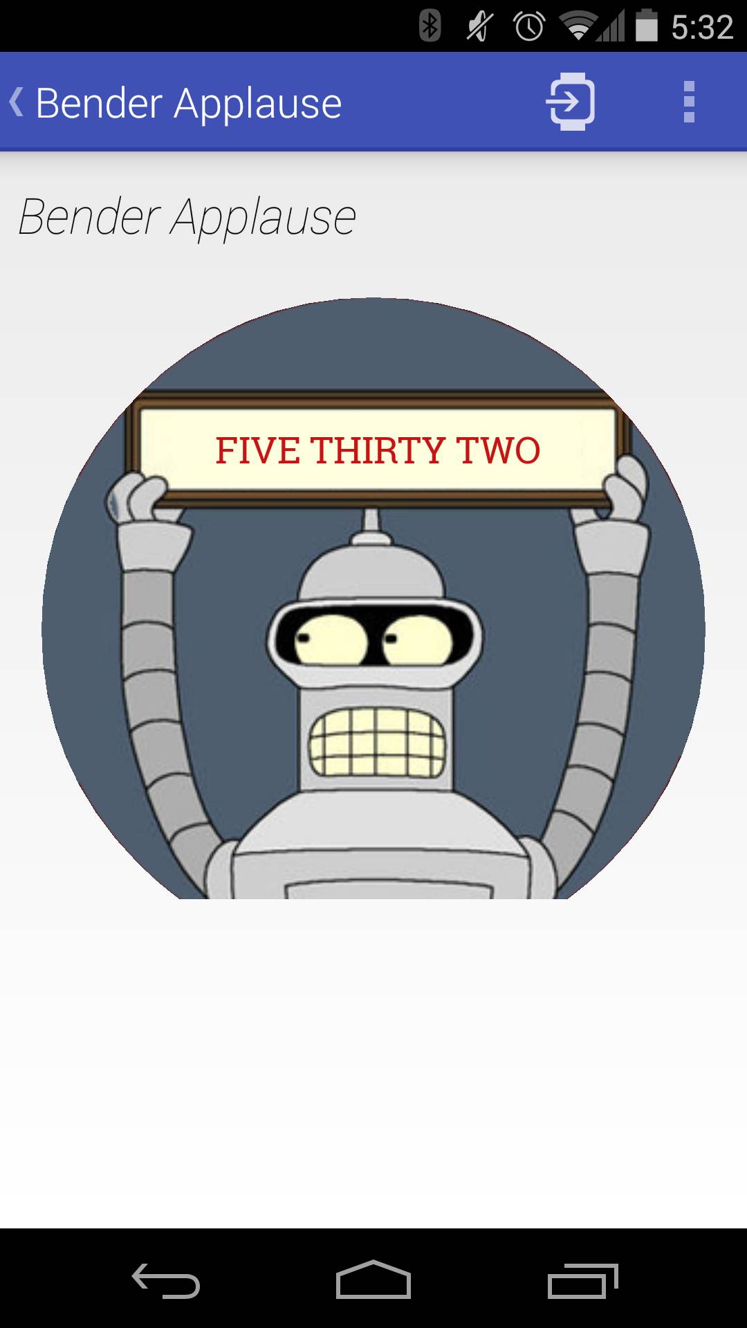 [WatchFace] Bender Applause [Moto360] | Scrolller