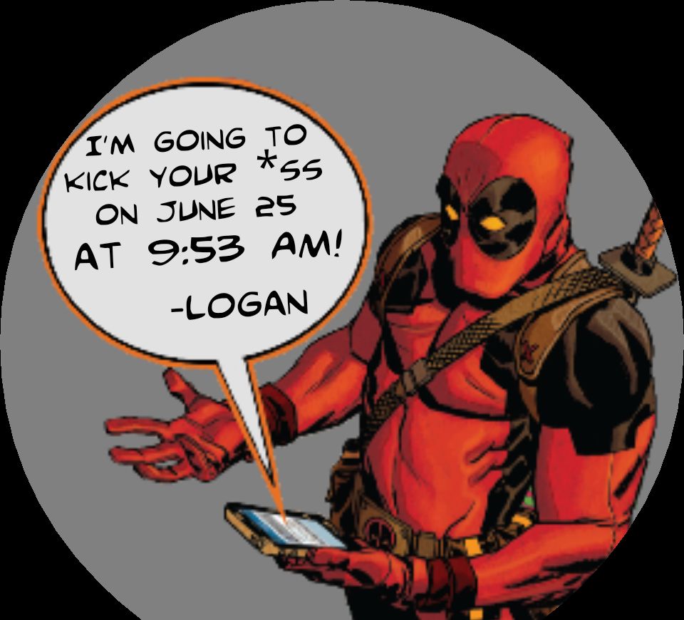 [WatchFace] Deadpool | Scrolller