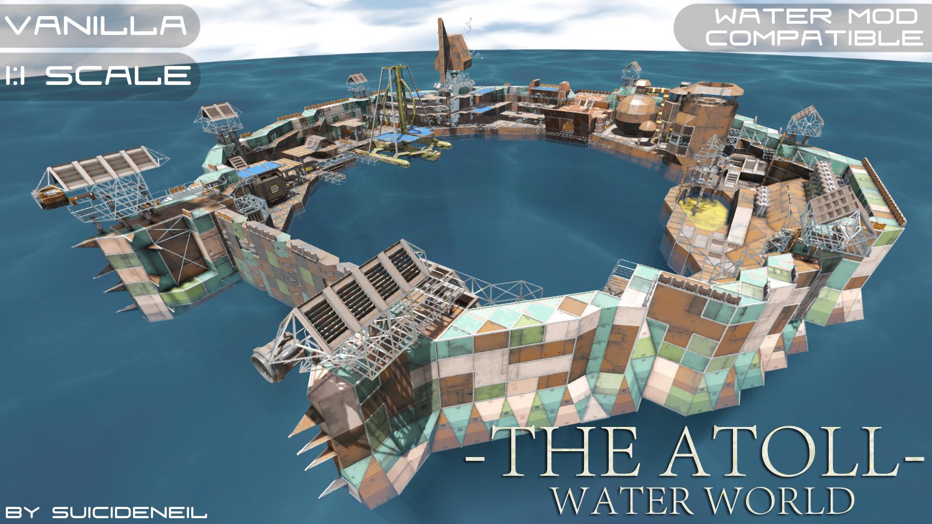 Water World - Atoll 'Oasis'. | Scrolller