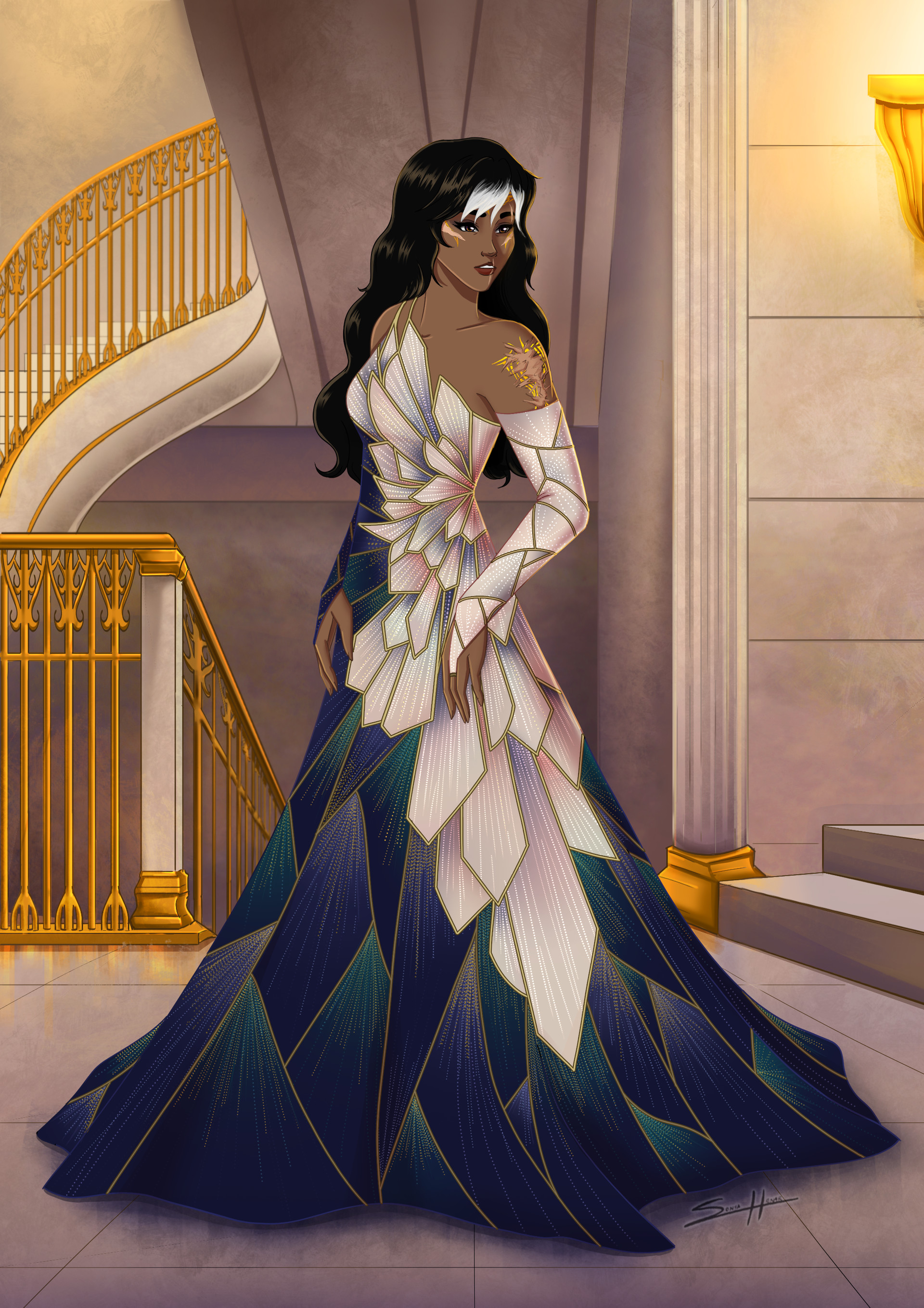 Waterdeep Opera Gown by Sonya Henar | Scrolller