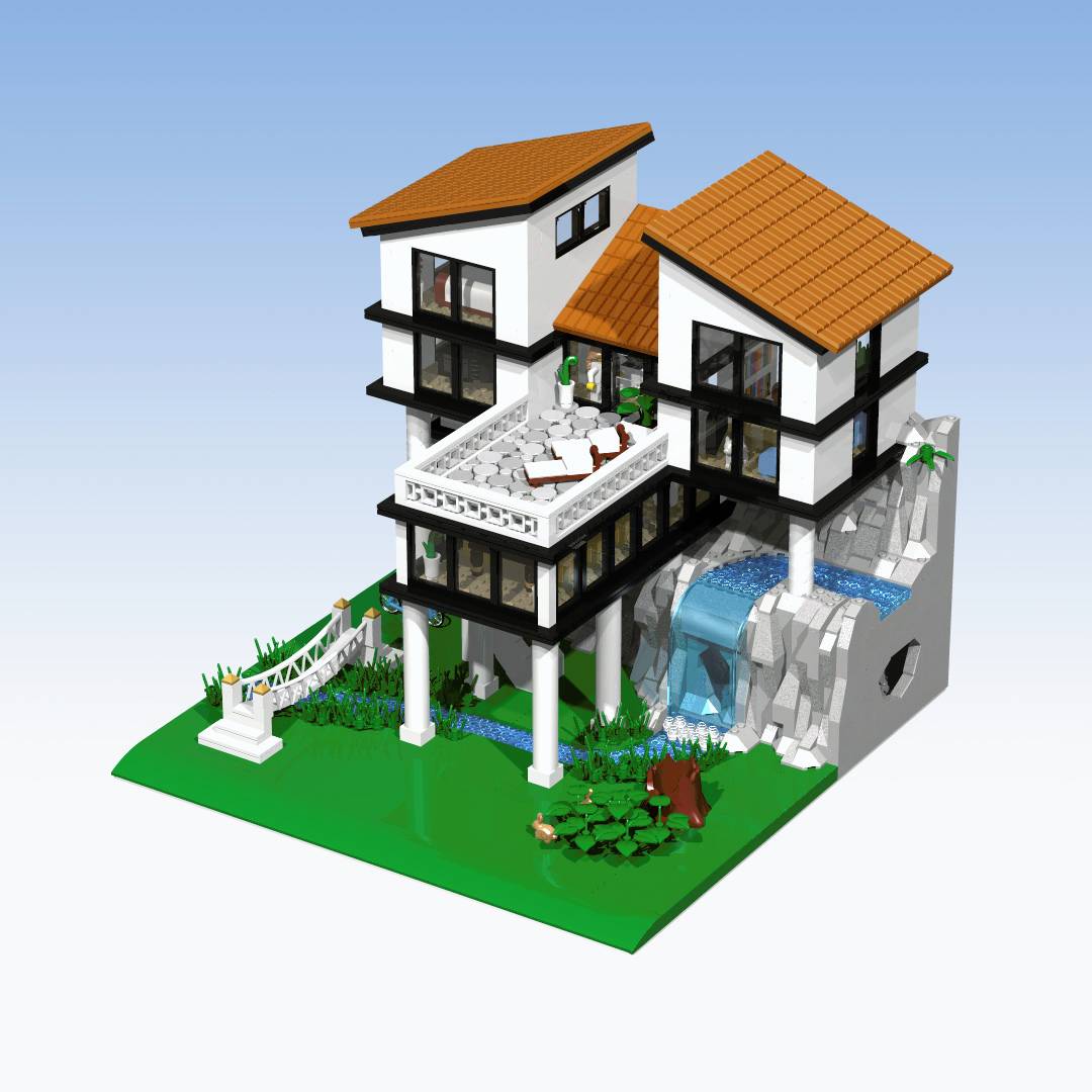 Waterfall Dream House | Scrolller