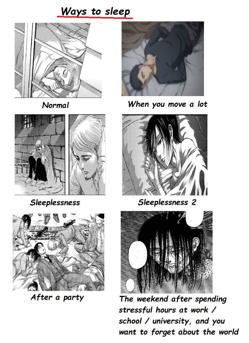 Ways to sleep | Scrolller