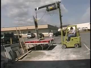 WCGW moving granite with a forklift. | Scrolller
