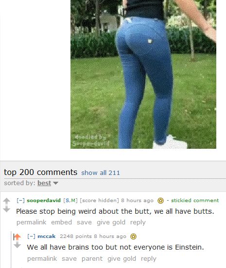 We all have butts | Scrolller