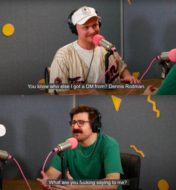 We don't talk about this nearly enough. Can we get DENNIS RODMAN on the podcast??? | Scrolller