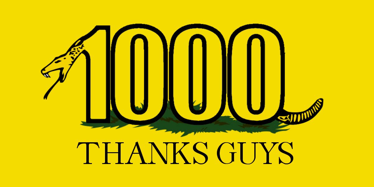 We just reached 1000 members! | Scrolller